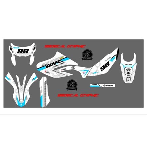 Jual Decal Wr 155 Stiker Decal Wr 155 Striping Full Body Bisa Request Shopee Indonesia