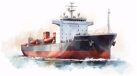 Premium Ai Image Ship Isolated Background