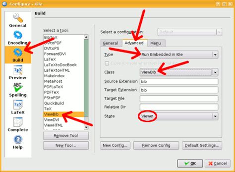 KBibTeX Embedding Into Kile