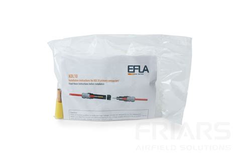 Efla Kdl10 6 Agl Primary Connector Kit For Unscreened Cable Friars