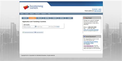 Ata Carnet Forms Ata Carnet