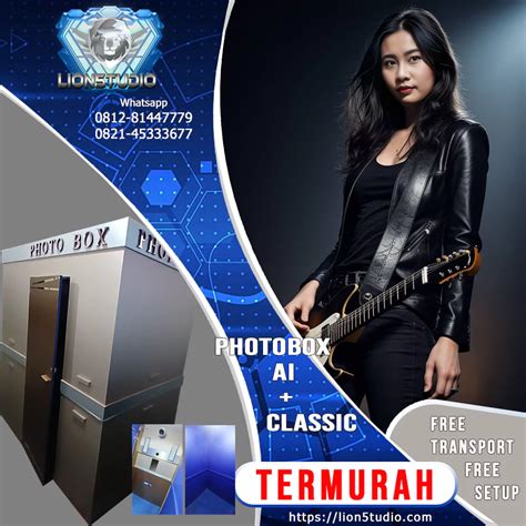 Photo Booth Ai 2x12m Studio Box Murah Pameran Event Wedding