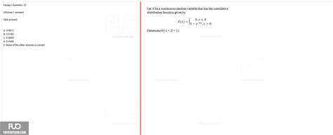Let X Be A Continuous Random Variable That Studyx