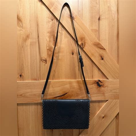 Moda Luxe Bags Moda Luxe Faux Leather Laser Cut Boho Crossbody Bag