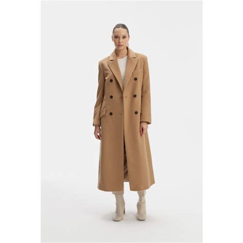 Classy Wool Camel Coat Inavati Wolf And Badger