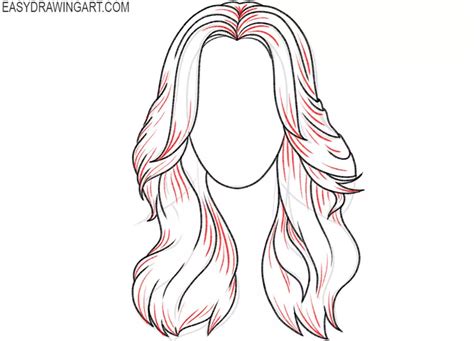 How To Draw Girl Hair Step By Step For Beginners