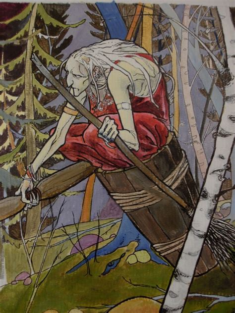 Baba Yaga Russian Art