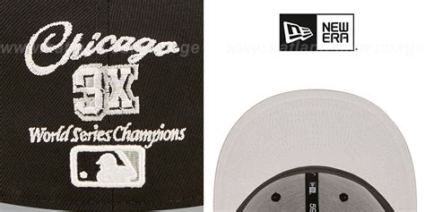 Chicago White Sox Letterman Side Patch Fitted Hat By New Era