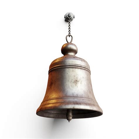 Premium Ai Image There Is A Bell Hanging From A Chain On A Wall