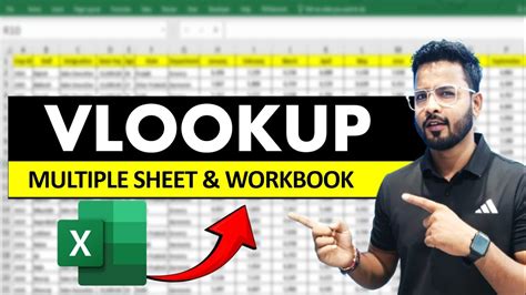 How To Do Vlookup In Excel Multiple Sheets Vlookup With Different Sheet In Excel Youtube