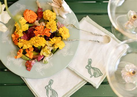 Speckled Rabbit Easter Dinnerware Coton Colors