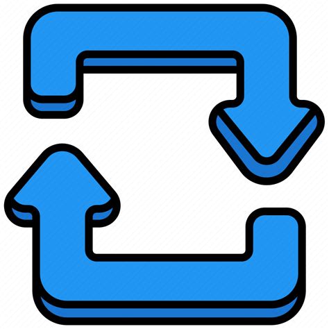 loop square arrow arrows direction ui user icon download on iconfinder