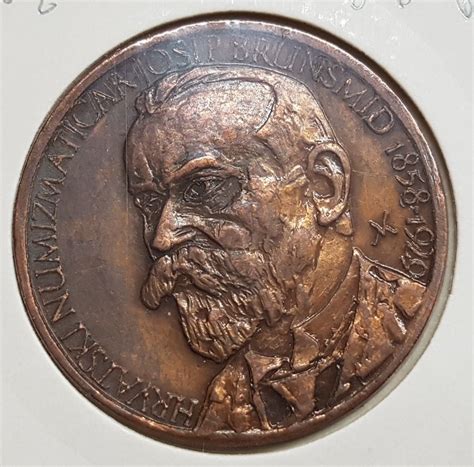 Hr NumizmatiČko DruŠtvo Zagreb 1989 Josip BrunŠmid