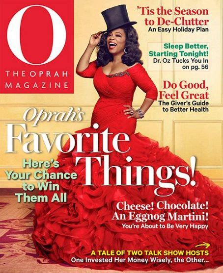 Oprah Winfrey O The Oprah Magazine Magazine December 2014 Cover Photo