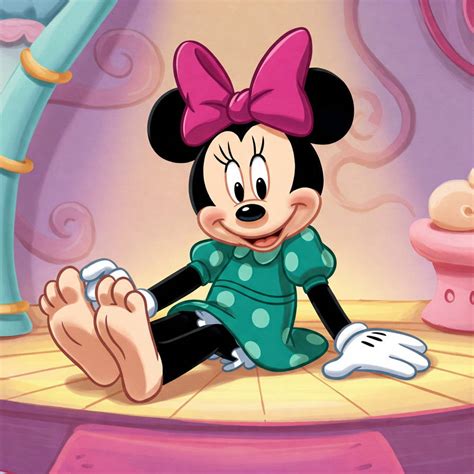 Minnie Mouse Foot Tease By Mysticlengths9 On Deviantart