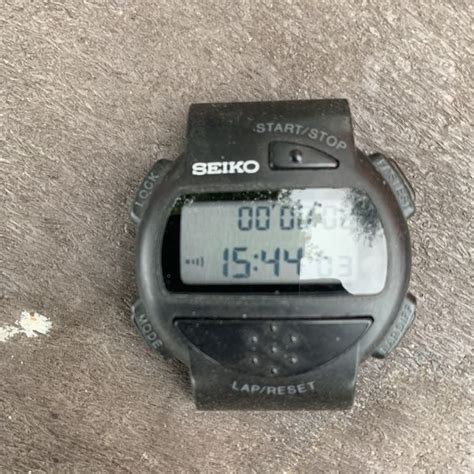 Seiko Digital Lap Timer Working Spot On No Strap Watchcharts Marketplace