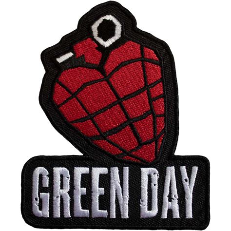 Green Day Woven Patch Grenade Logo Standard
