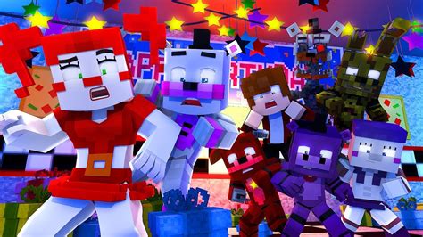 Minecraft FNAF 6 Pizzeria Simulator FNAF PIZZERIA BABIES Minecraft