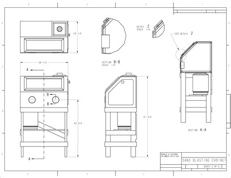 SOLUTION Sandblasting Cabinet Blueprints Studypool