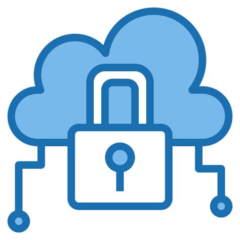 Cloud Lock Phatplus Blue Icon