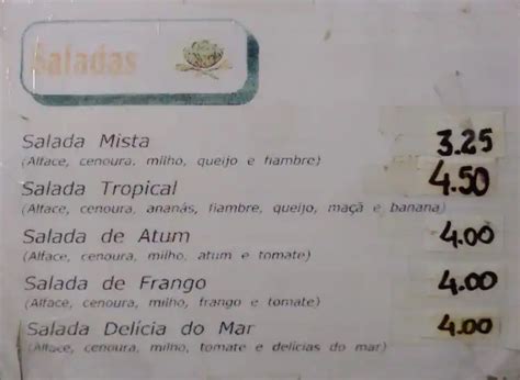 Menu At Xandite Cafe Almada Rua Dr António Elvas