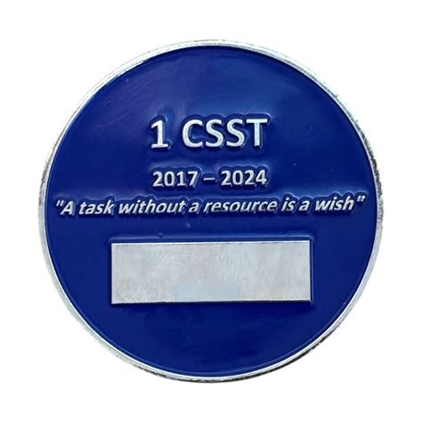 9th Cssb 1st Csst 2017 2024 Challenge Coin Cc293 Allied Militaria
