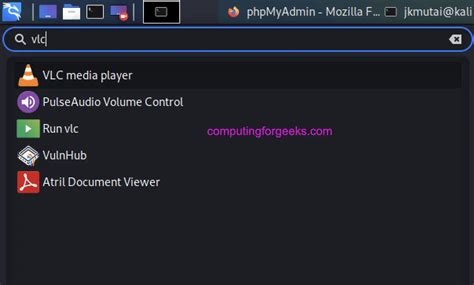 How To Install Vlc Media Player On Kali Linux Computingforgeeks
