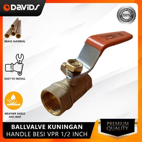 Jual Stop Kran Ball Valve Pipa Pvc Paralon Vpr Kuningan Shopee Indonesia