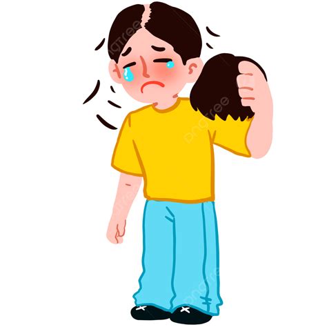 Crying Man Clipart Image