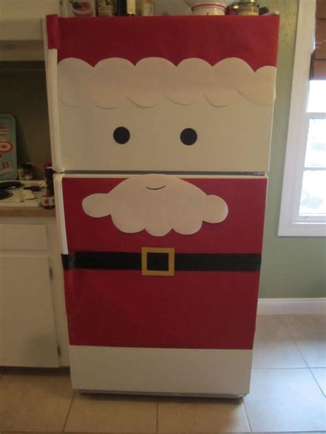 Ideas Navideñas Para Decorar La Puerta Del Refrigerador