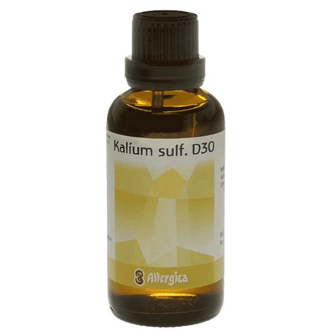 Kalium Sulf D30 Dråber Allergica