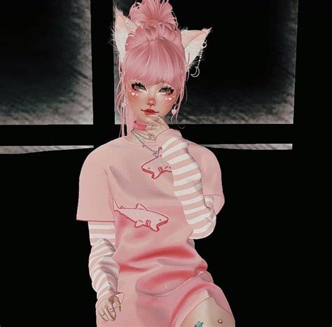 Imvu Kitty Pink Neko Girl