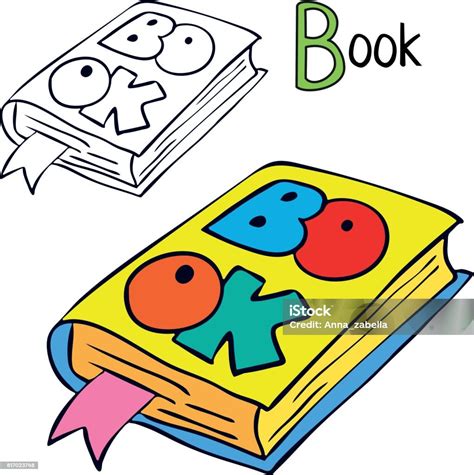 หนังสือ หน้าสมุดระบายสี ภาพประกอบเวกเตอร์การ์ตูน ภาพประกอบสต็อก ดาวน์