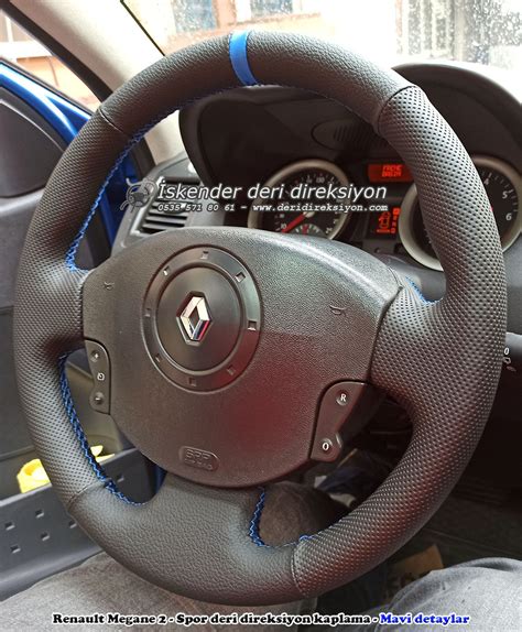 Renault Megane Deri Direksiyon Kaplama Iskender Deri Direksiyon Kaplama