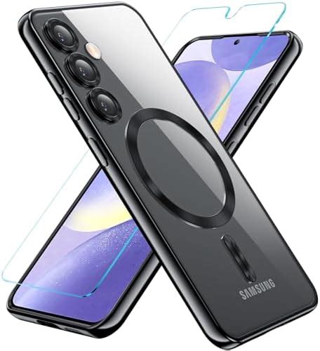 KumWum Support Magnétique Rotatif Coque pour Samsung Galaxy S24 Etui