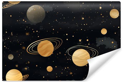 Fototapeta Młodzieżowa Planety Kosmos Gwiazdy Galaktyka 450cm X 300cm Muralo Sklep EMPIK