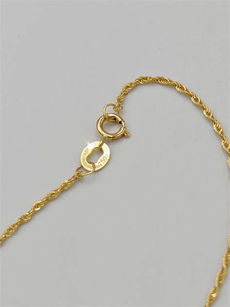 Rope Necklace 18k Gold