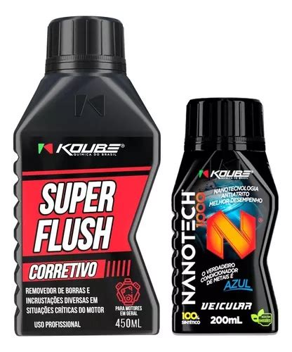 Kit 1 Motor Corrector Super Flush 1 Nanotech 1000 Koube MercadoLibre
