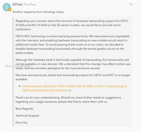 How To Get Hardware Transcoding Back On Your Synology Nas Nas Compares