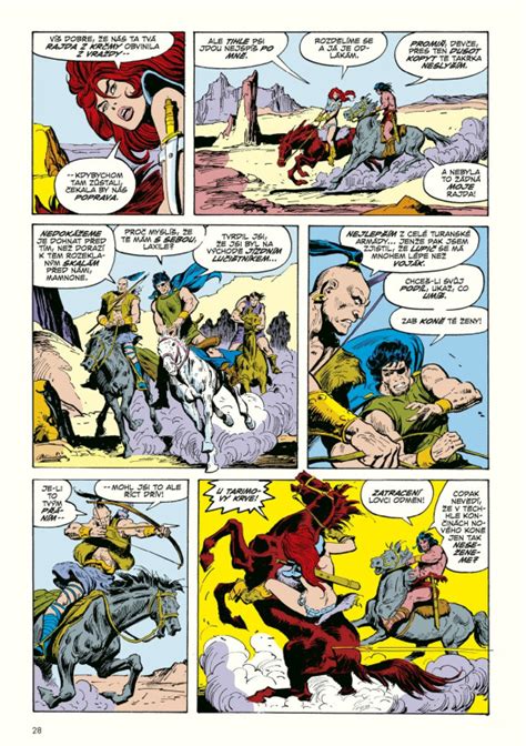 Archivní Kolekce Barbar Conan 4 Královna Černého Pobřeží Roy Thomas John Buscema Knihy