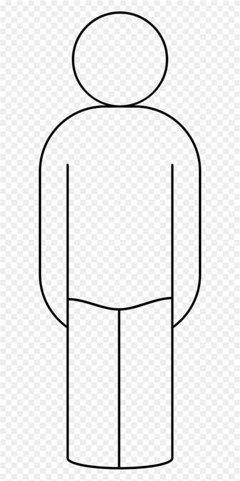 Person Outline Clip Art User Shape In Powerpoint Full Size Png