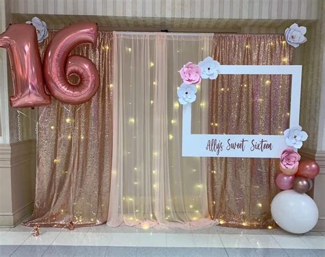 Rose Gold Sweet 16 Birthday Party Ideas Rose Gold Sweet 16