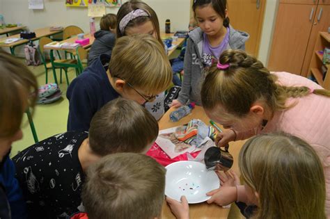 „Eksperymenty i doświadczenia” klasy 2B - Szkoła Podstawowa