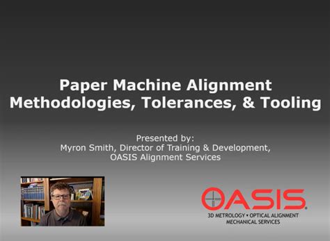 Precision Measurement And Machine Alignment Services Oasis