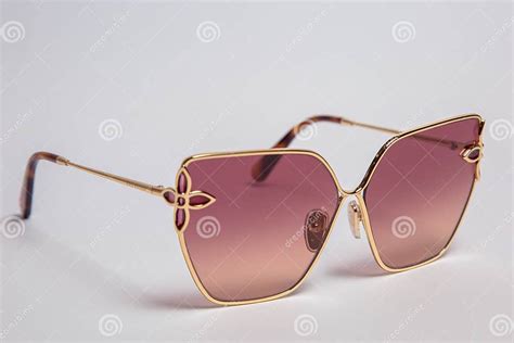 Angular Gold Framed Sunglasses Stock Illustration Illustration Of Angular Gold 340108928
