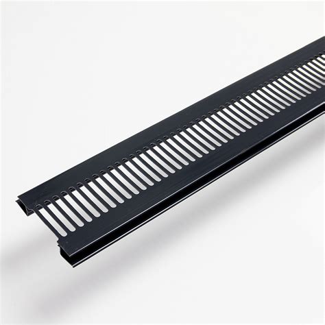 Black Soffit Vent Strip 80mm 5m Length Ventilation