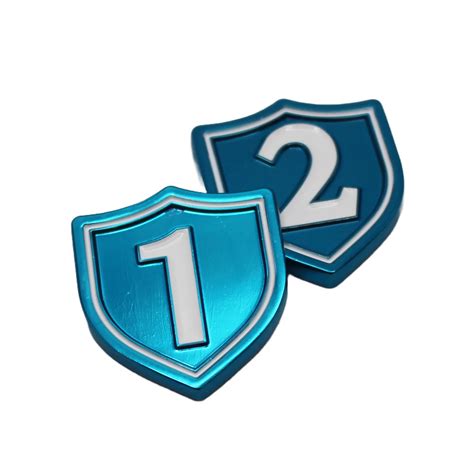 Defense Tokensshield Tokens Equipment Set 4 X Tokens Metalfabtokens