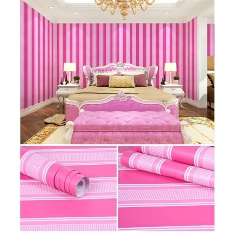 Jual Motif Baru Murah Wallpaper Sticker Dinding Garis Strip Salur