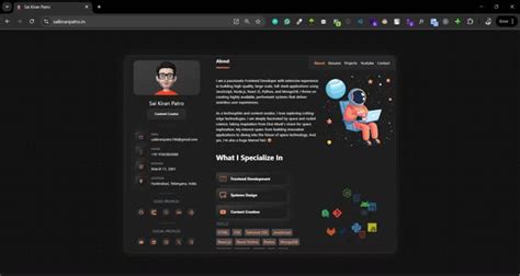 sai kiran patro on linkedin react webdevelopment portfolio frontend uiux