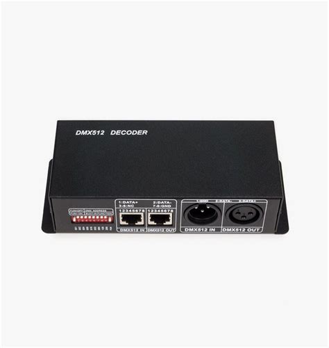 4 Channel RGBW DMX512 Decoder LED Driver With RJ45 XLR Ports Lucklylight Com